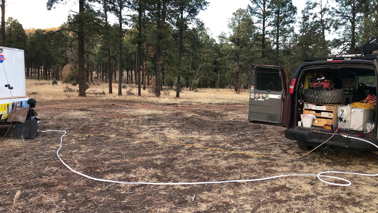 Filling onboard fresh water tank from auxiliary water tanks made ...