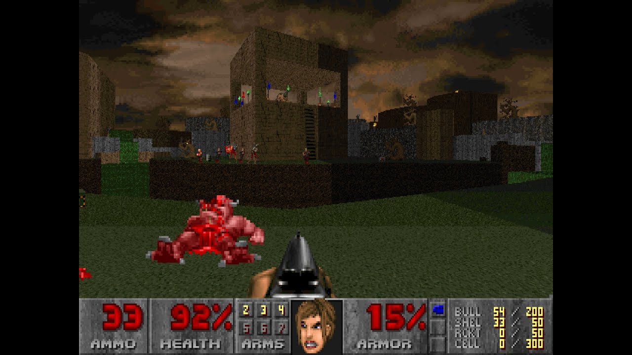 DOOM II - New Map - Vice Laboratory - UV - First Try! - YouTube