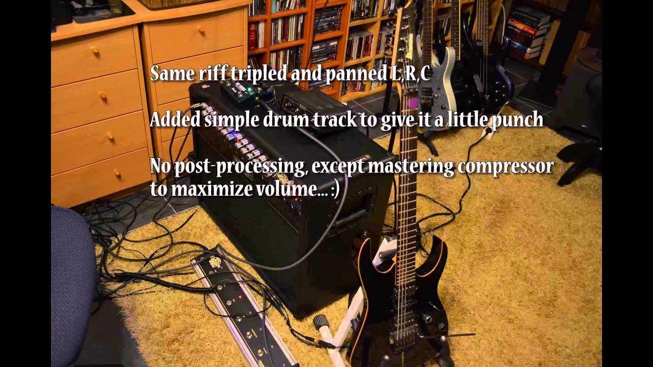 MESA CabClone with MESA Roadster - metal sound test #1 - YouTube