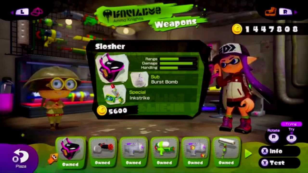 Splatoon - Big Game Update (Slosher & Heavy Splatting) - YouTube