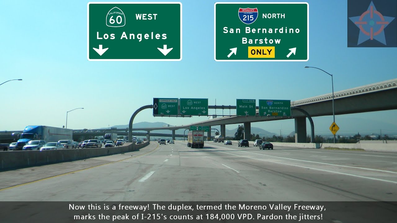 (S06 EP08) I-215 North, Murrieta to Riverside - YouTube