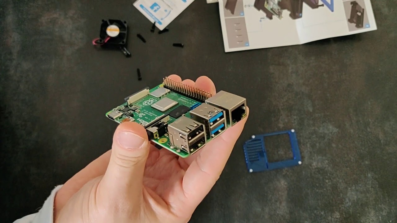 Unboxing & Zusammenbau | Miuzei Raspberry Pi 4 Aluminium Gehäuse - YouTube