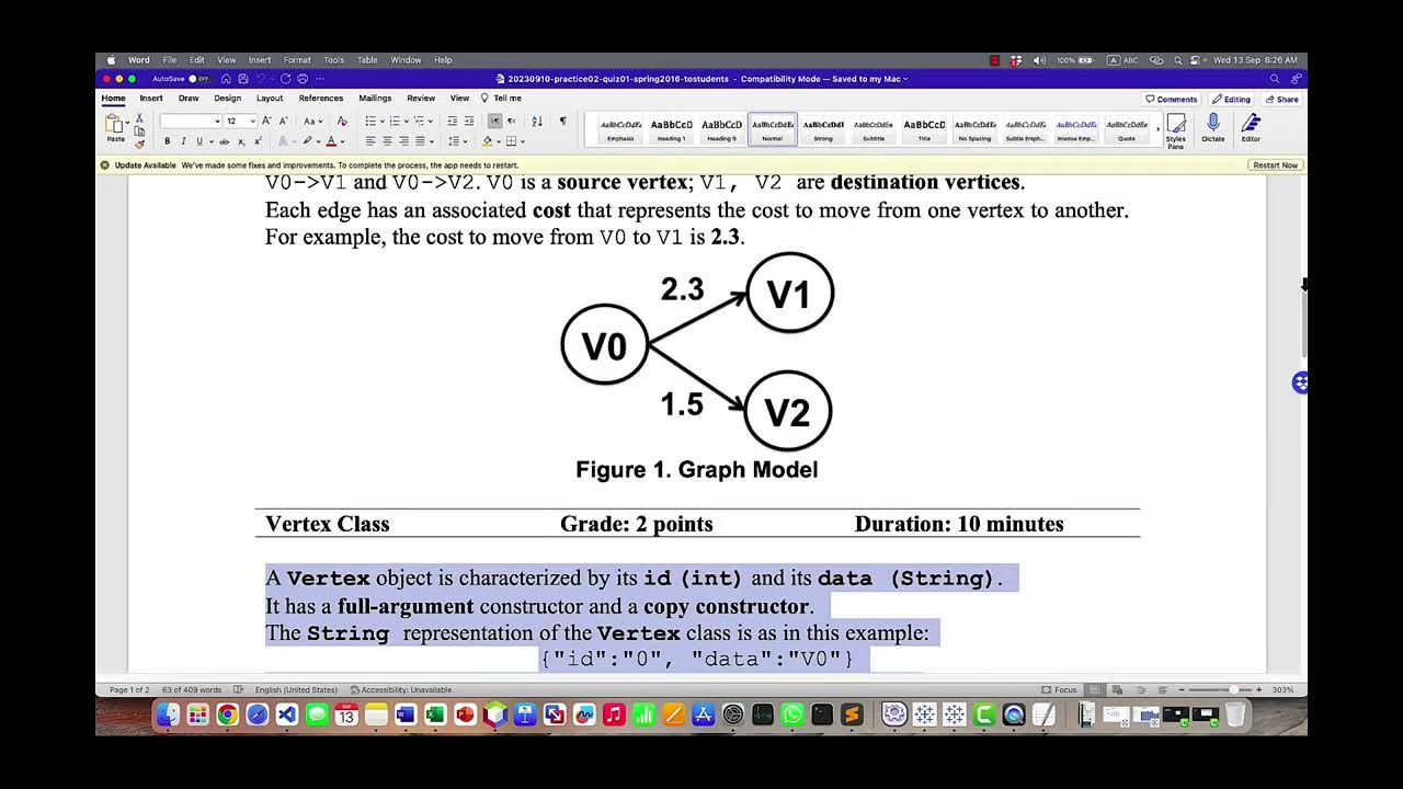 [CS102] Graph class - Solutions - YouTube