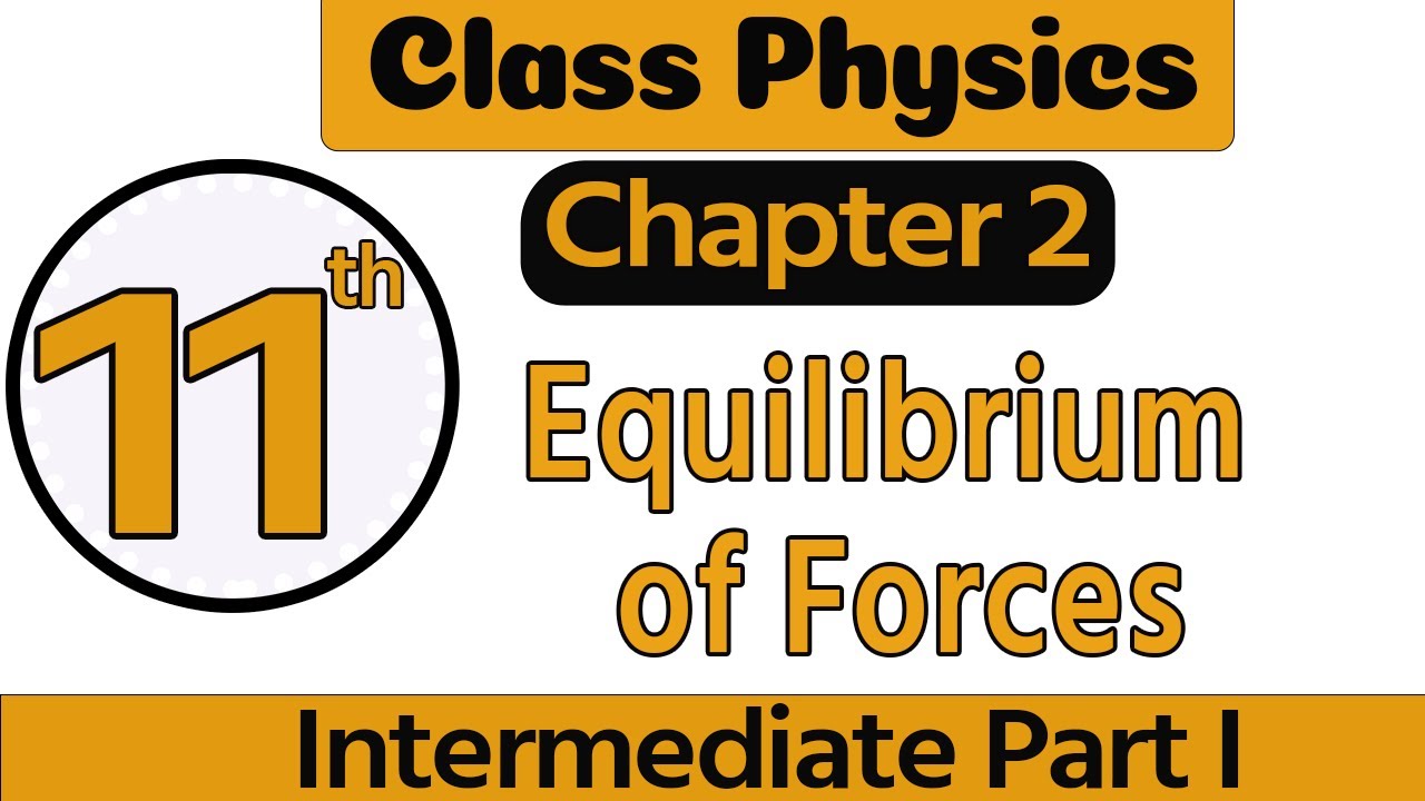 11th Class Physics Chapter 2 - Class 11 Physics Ch 2 Equilibrium of ...