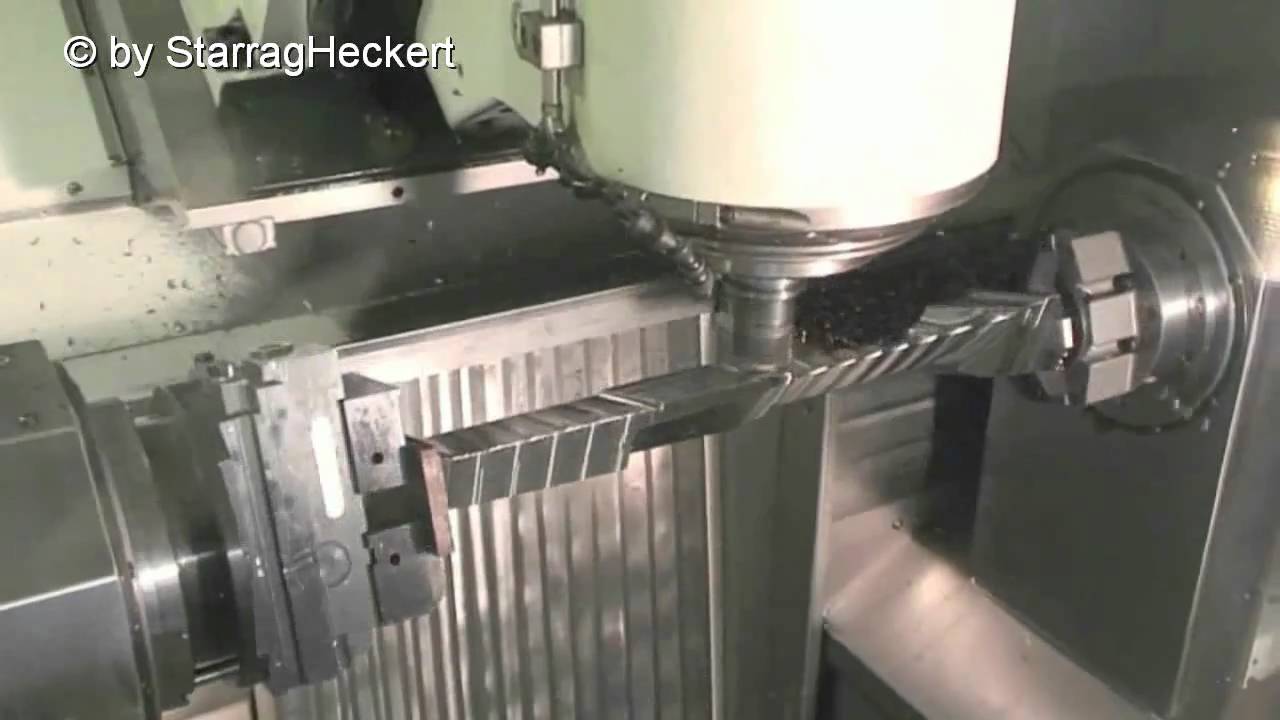 5 axis machining on Starrag machines - YouTube