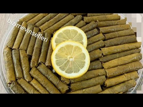 ZEYTİNYAĞLI YAPRAK SARMA NASIL YAPILIR - TÜM PÜF NOKTALARIYLA ZEYTİNYAĞLI YAPRAK SARMASI TARİFİ