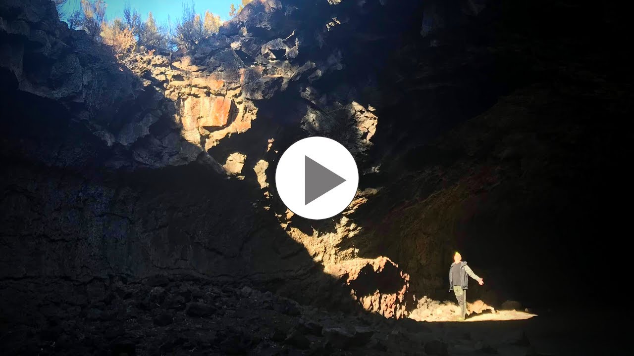 Derrick Cave near La Pine, Oregon - Adventure Guru - YouTube