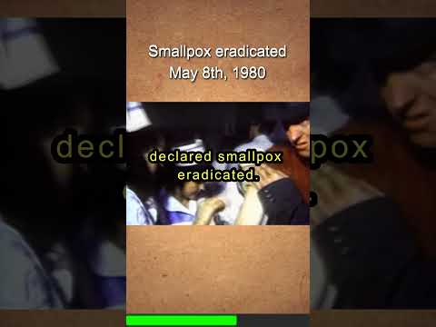 Coca-Cola, Smallpox & A Historic First: May 8 Wins! #History #Coke #WHO