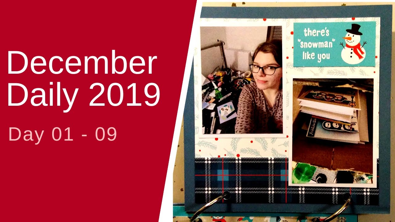 December Daily 2019 || Day 01 - 09 || Flip Through - YouTube