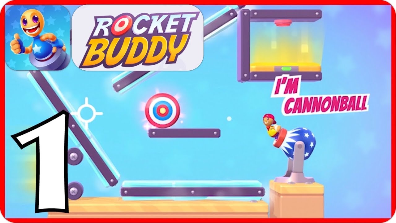 Rocket Buddy| Complete Level 1-25 Multi Cannol Mode| Gameplay ...