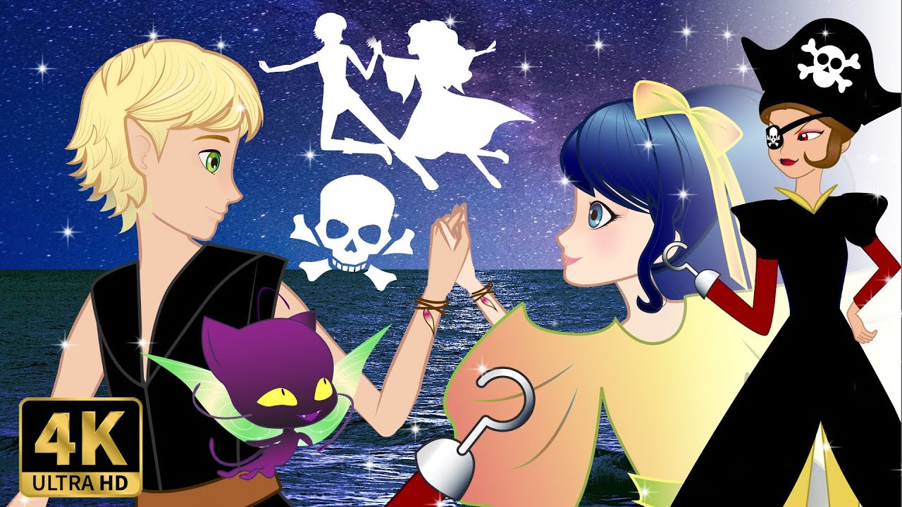Neverland Pirates Story | Animated Cartoon about Ladybug | Miraculous ...