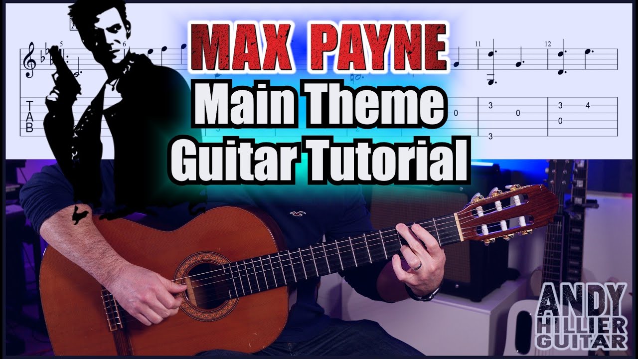 Max Payne Main Theme Guitar Tutorial (Fingerstyle) - YouTube
