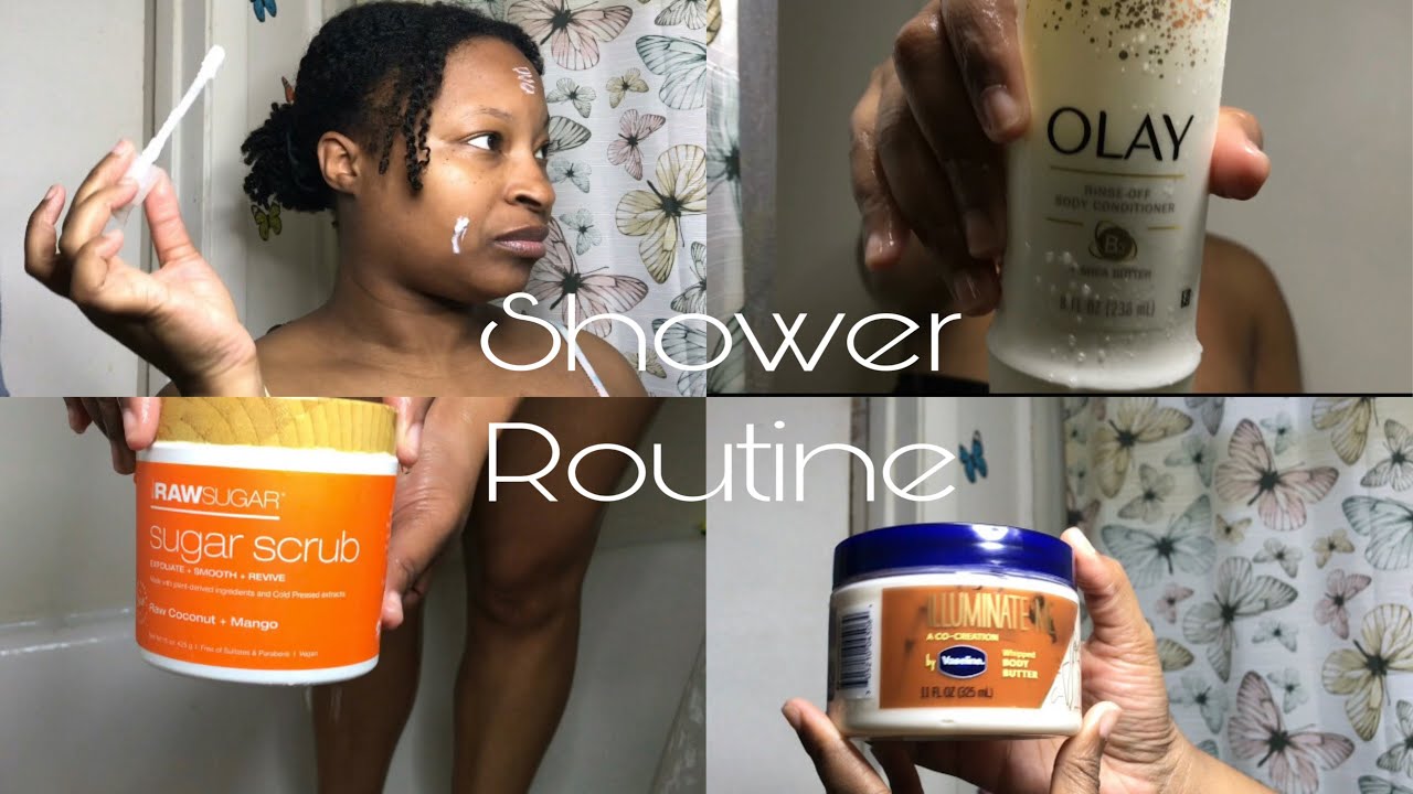 ASMR/ Shower Routine: How to get the softest skin - YouTube