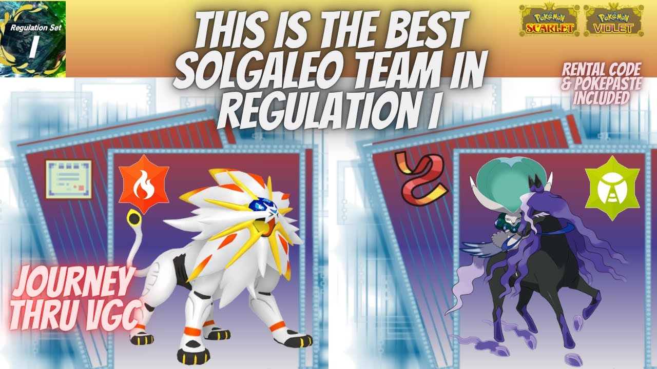 THIS is the BEST SOLGALEO team in REG I: Regulation I -Pokemon Scarlet ...