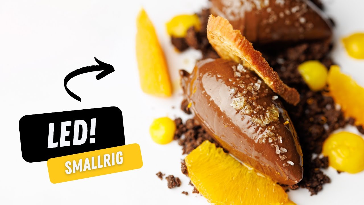 🍔 ¿FLASH O LED? Fotografía y video de comida 💡Probando LED SmallRig RC ...