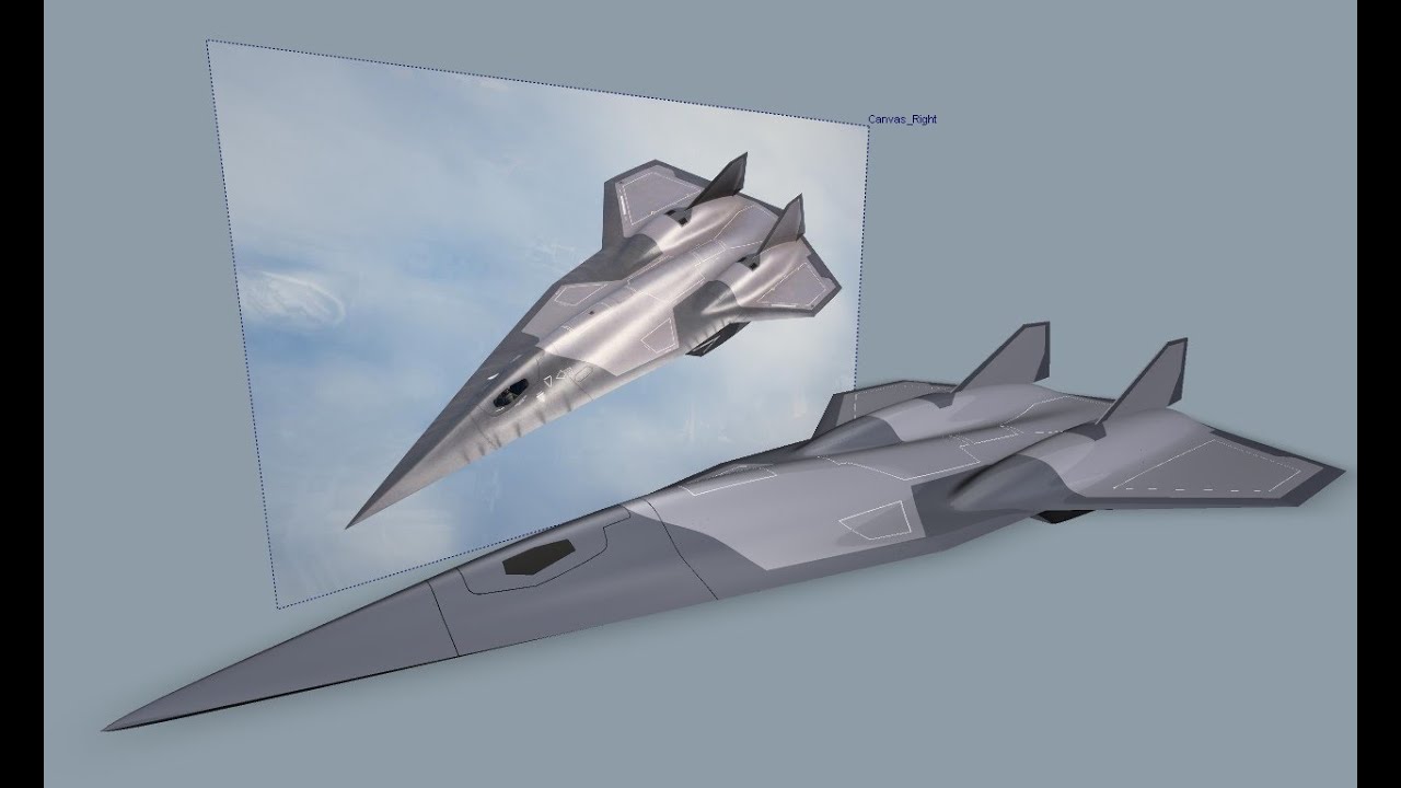 Modeling the Darkstar from Top Gun Maverick in Alias SubD (Sped Up ...