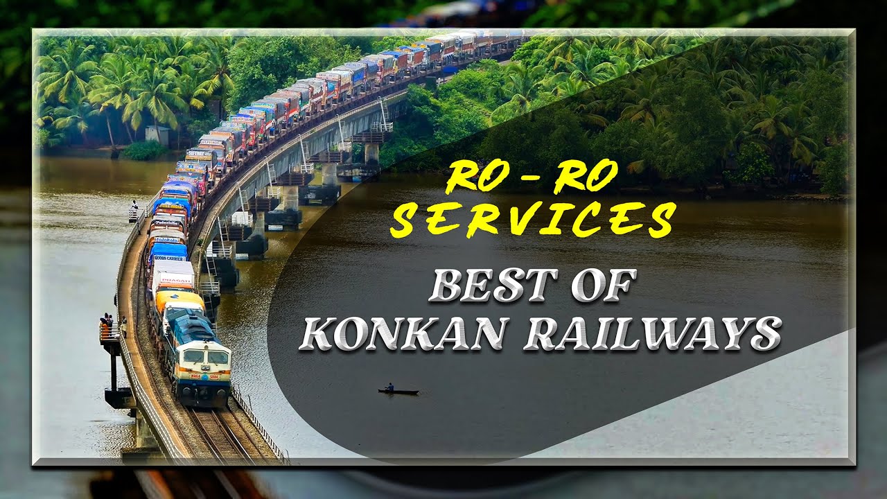 Ro-Ro Freight Train || Ro-Ro || Unique Service of Konkan Railway ...