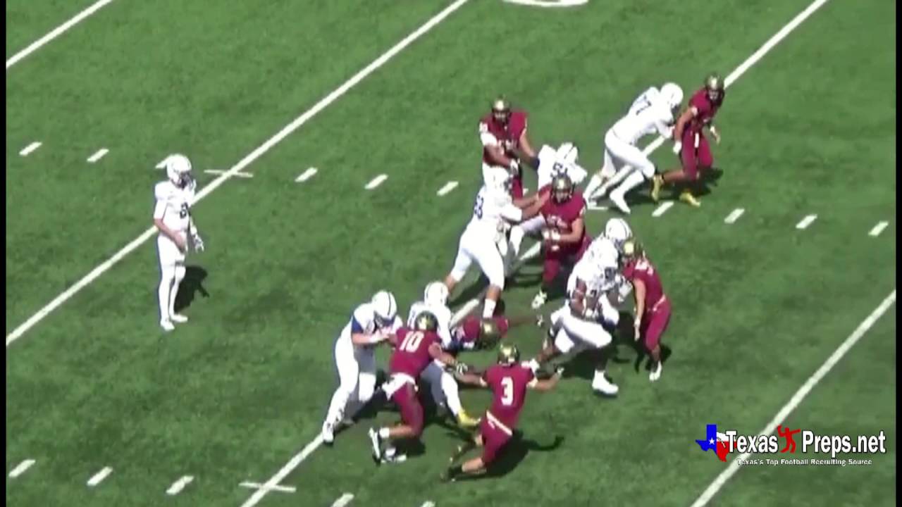 Garrison Johnson Class of 2019 RB - Wolforth Frenship - YouTube