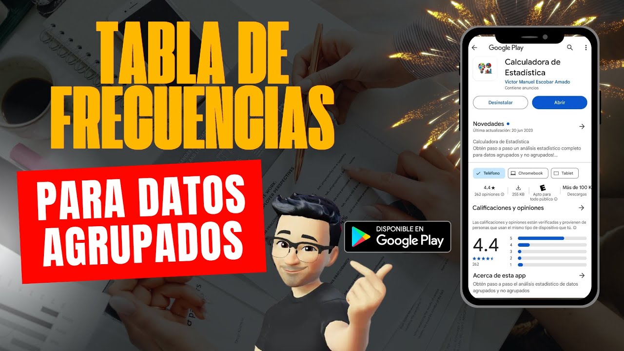 Tabla de Frecuencias Agrupada en Intervalos! - Ejemplo paso a paso ...