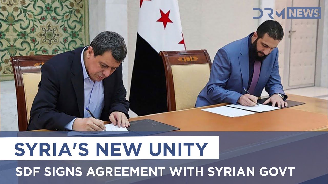 SDF and Syrian Government Sign Historic Deal to Merge Forces | DRM News ...