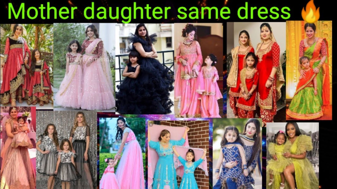 ️🔥Mother daughter same dress🔥 ️/same dress. - YouTube