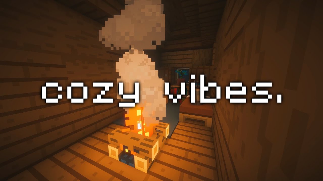 🌧️ Cozy Attic in Minecraft – Rain, Fire & Cat Purrs 🐱🔥 | Best of ...