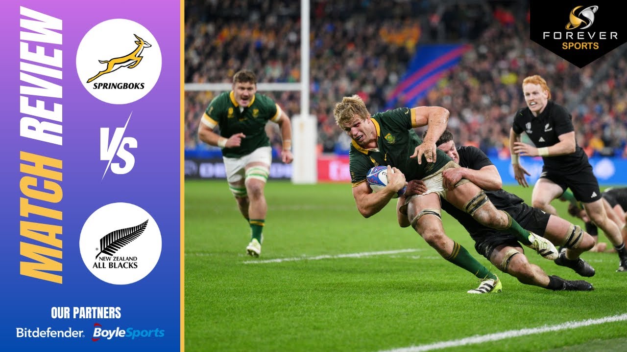 SPRINGBOKS WIN THE RUGBY WORLD CUP 2023! Springboks vs All Blacks ...