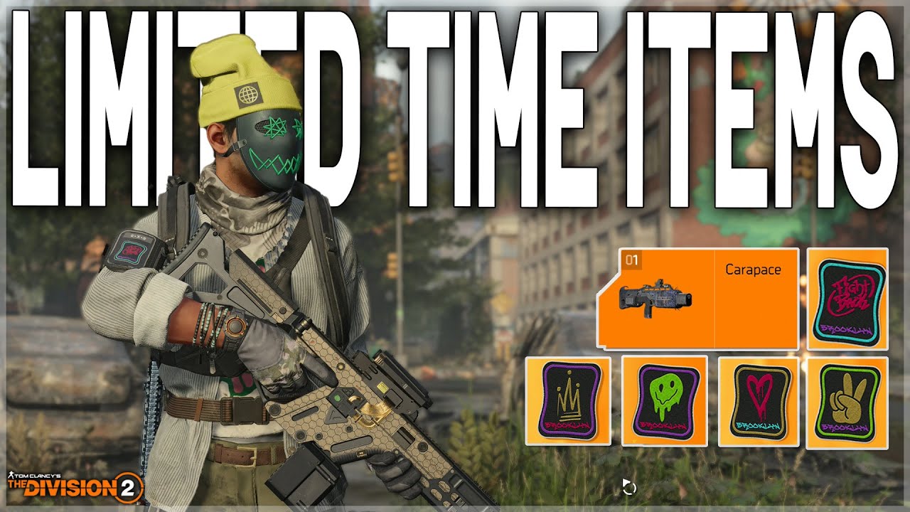 DON'T MISS OUT ON THESE LIMITED TIME ITEMS in the Division 2! New ...