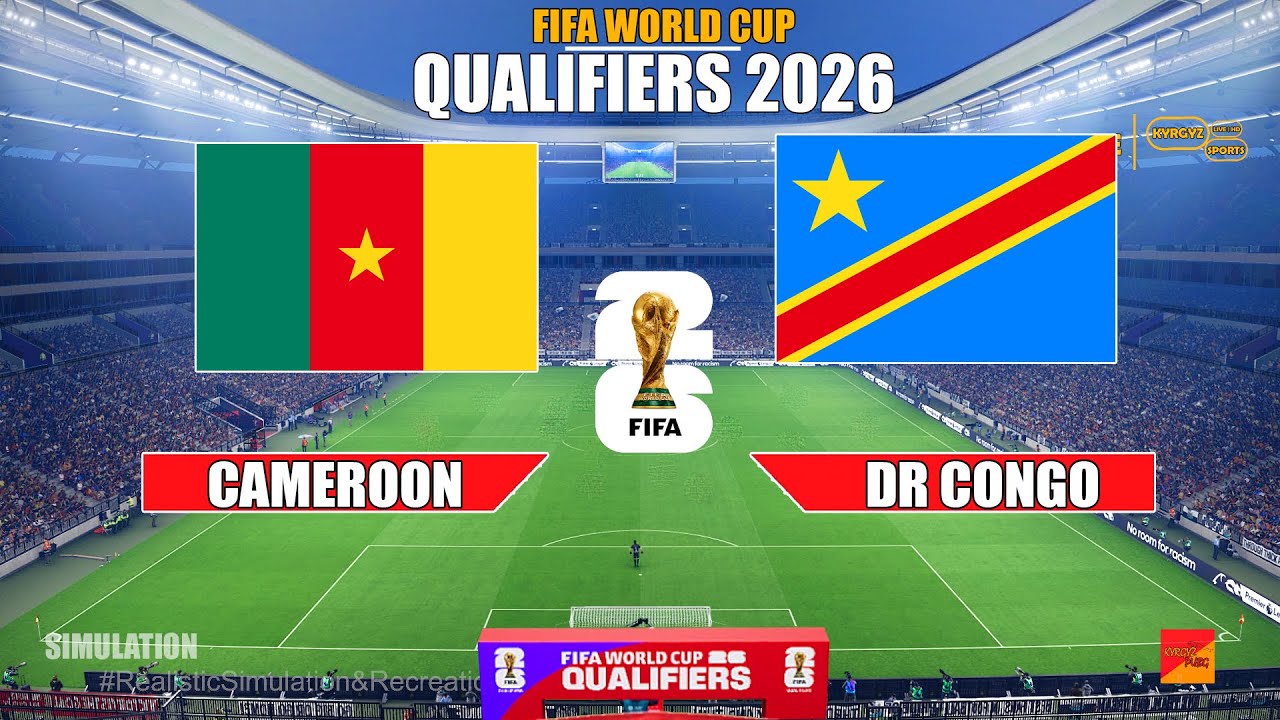 CAMEROON vs DR CONGO | FIFA World Cup 2026 Qualifiers | Full Match ...