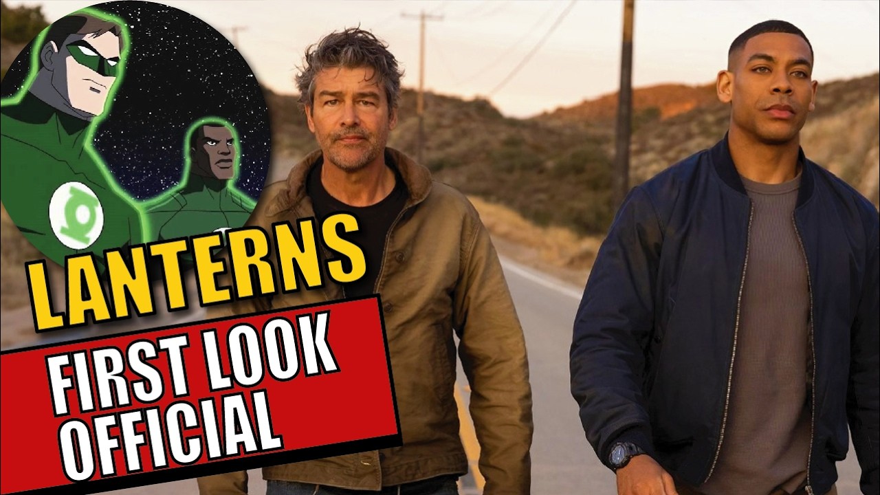 DCU: LANTERNS - FIRST OFFICIAL PHOTO OF HAL JORDAN AND JOHN STEWART AND ...