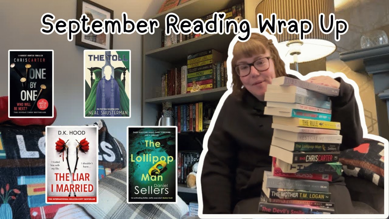 September Reading Wrap Up | 17 books!?! 😳 - YouTube