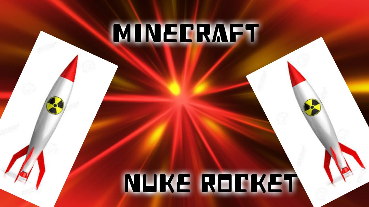 MINECRAFT pe: nuke rocket - YouTube