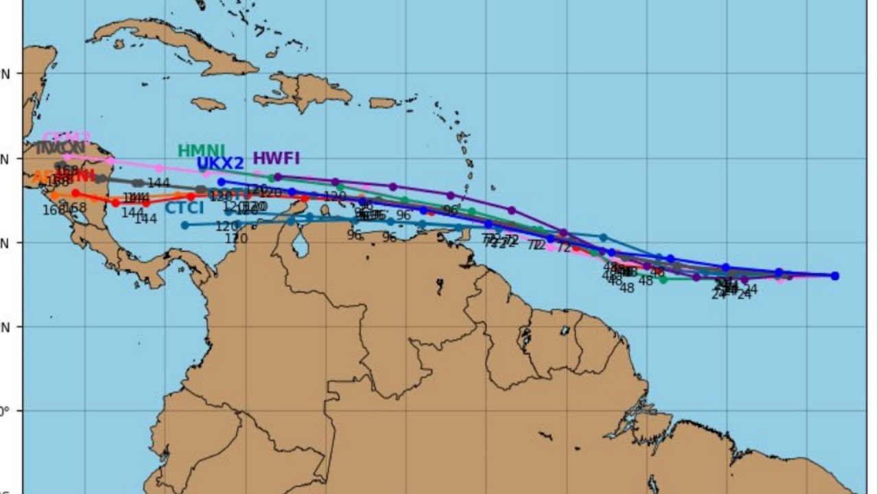 INVEST 94L UPDATE 60% chance for hurricane / tropical storm BONNIE ...
