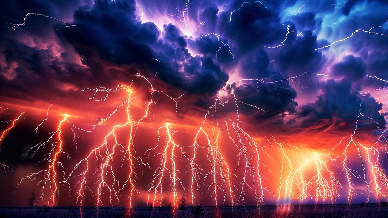 ⚡ Epic Thunderstorm Sounds for Sleeping | Terrible Thunder, Heavy Rain ...