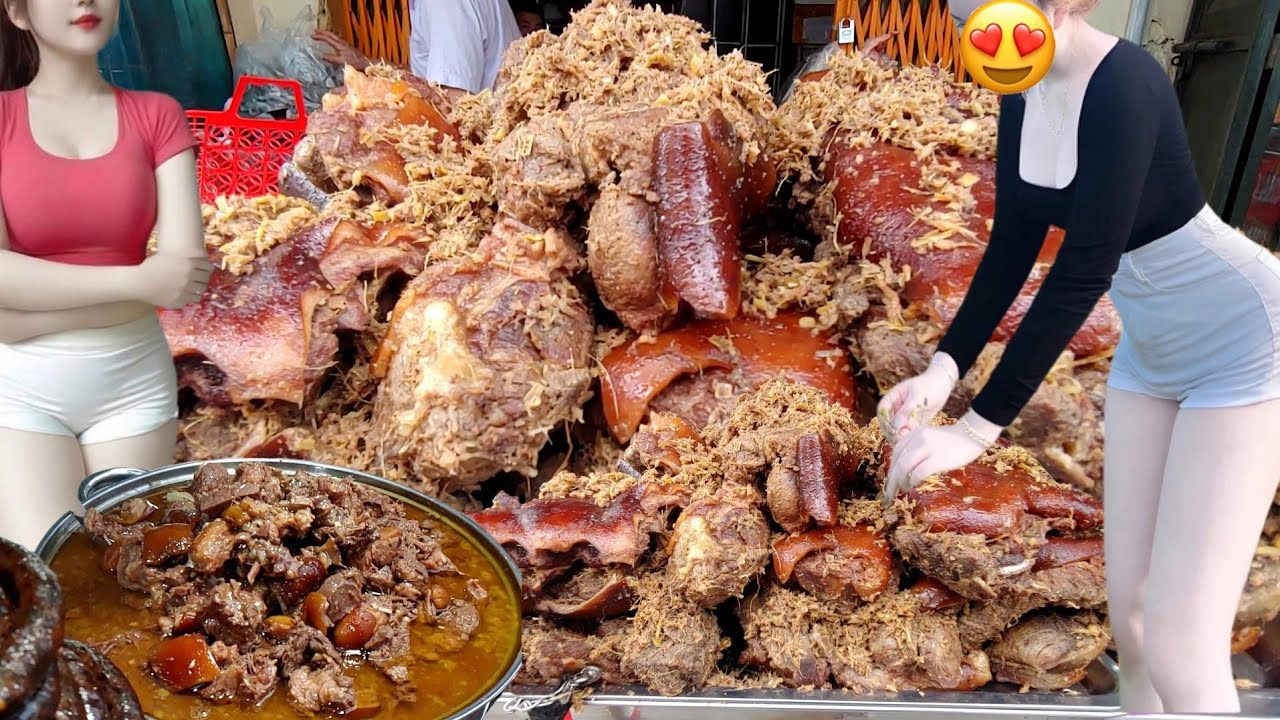 Vietnamese Street Food How To Make Delicious 7 Dishes Dog Meat Only 3 ...
