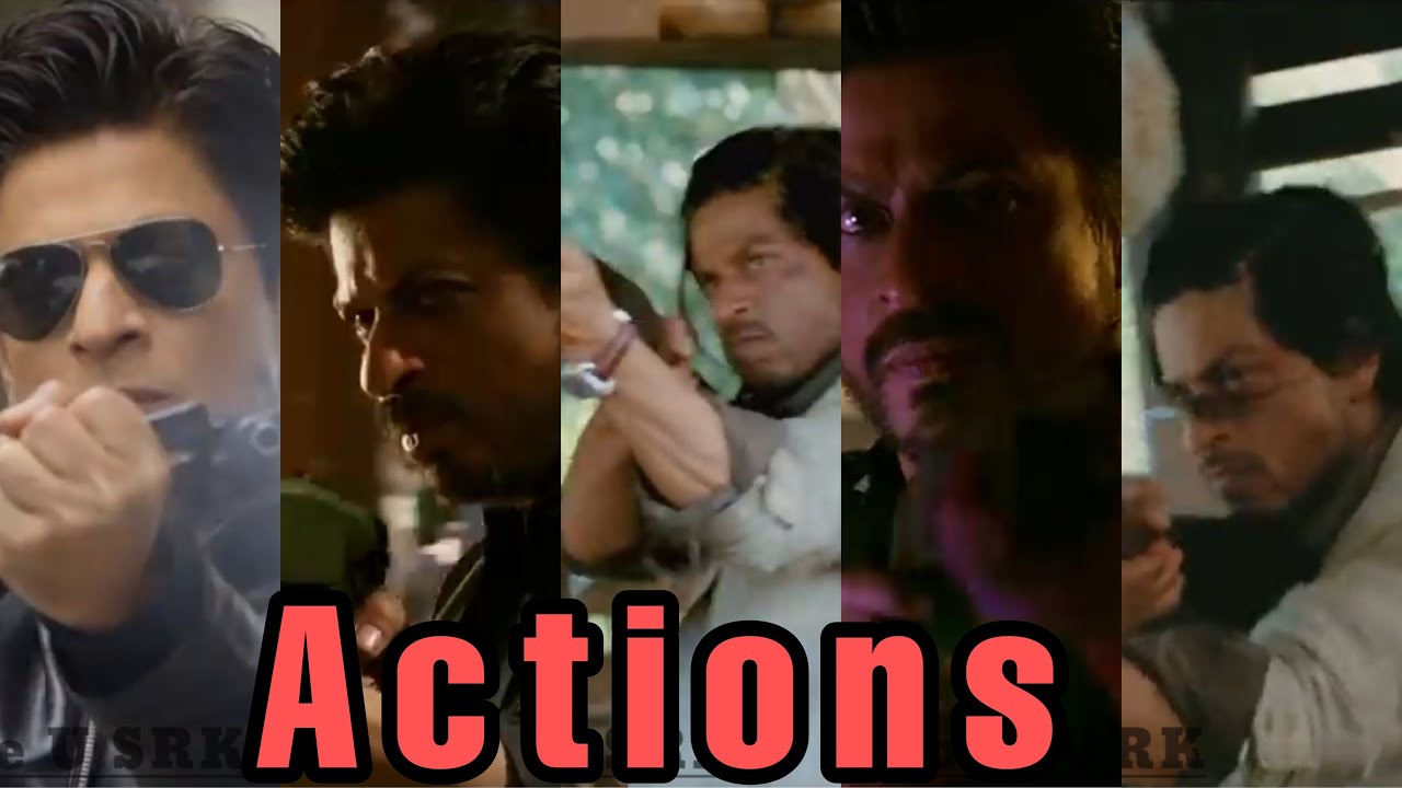 Shahrukh Khan actions WhatsApp Status | SRK's gun action scenes ...