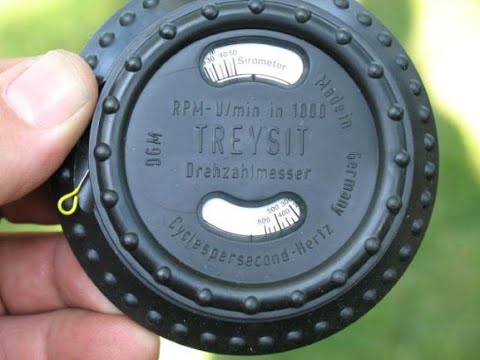 Using a vibratory tachometer Briggs and Stratton Treysit made in ...