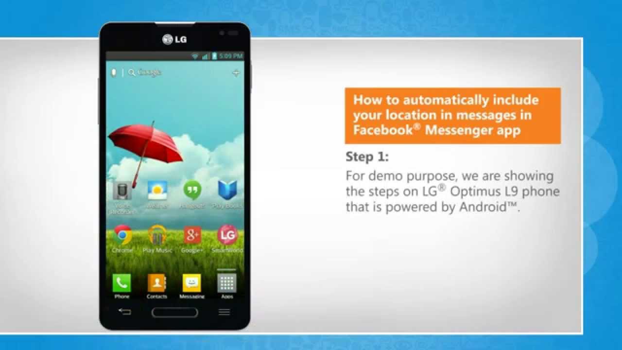 How to automatically include your location in messages in Facebook ...