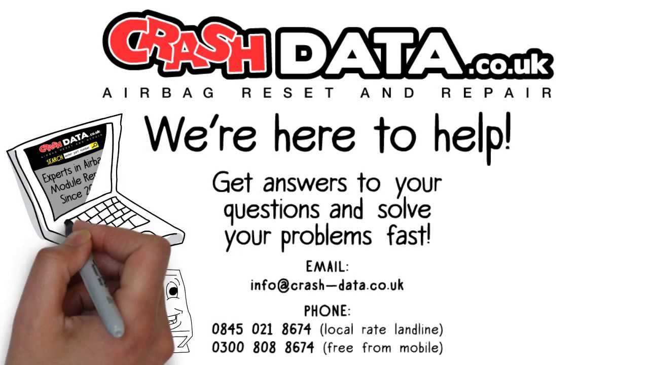 Crash Data airbag module reset & repair - YouTube