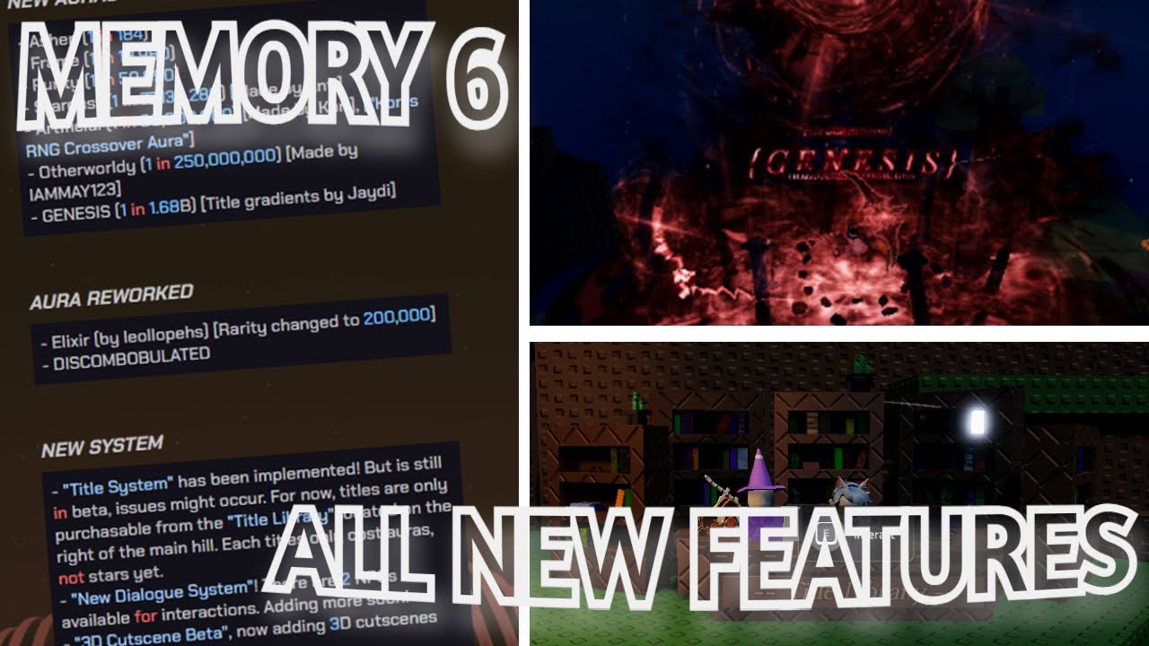 All *NEW* Features in Memory 6 | Auras of Calamity - YouTube