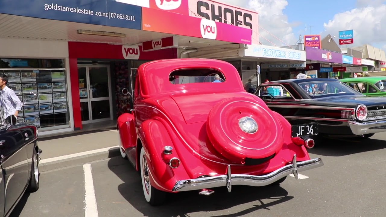 Beach Hop - Part 6 - wangamatta new zealand car show - YouTube