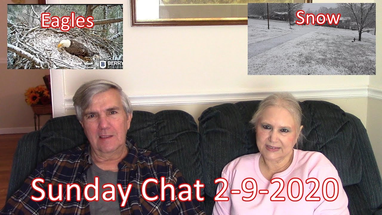 Sunday Chat 2-9-2020 Snow and Eagles - YouTube