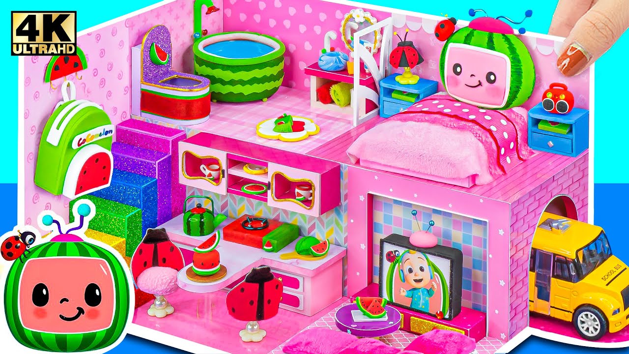 Build 2 Storey Cocomelon House With Bedroom, Bathroom And More From ...