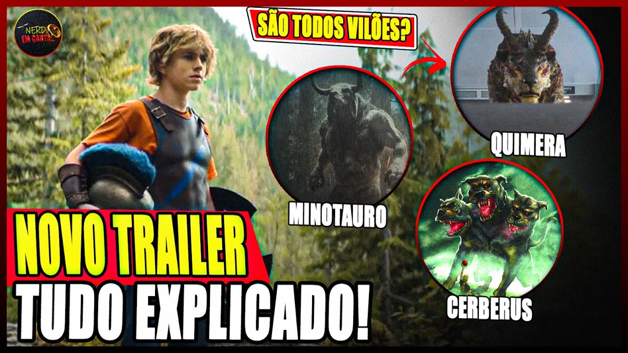 40 DETALHES E CURIOSIDADES NO TRAILER OFICIAL DE PERCY JACKSON ...