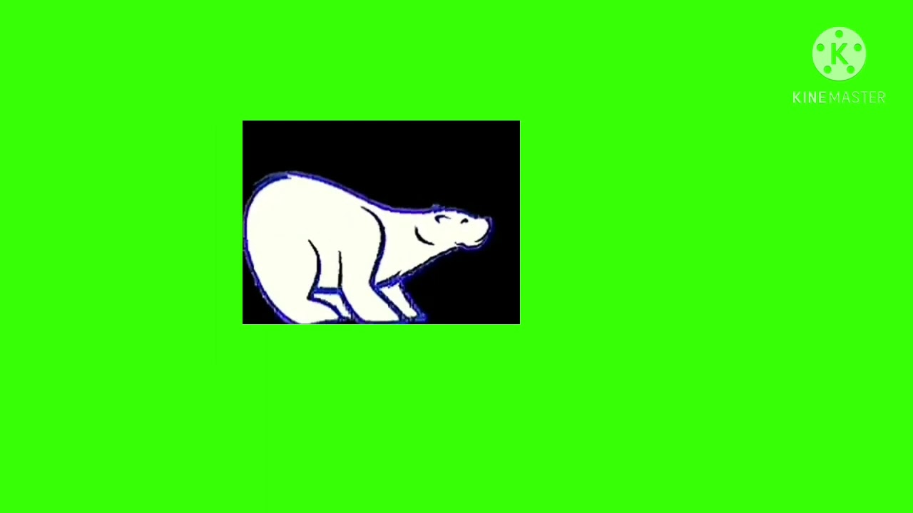 Nelvana Neon Polar Bear Logo Nelvana Logo Polar Bear (2023)