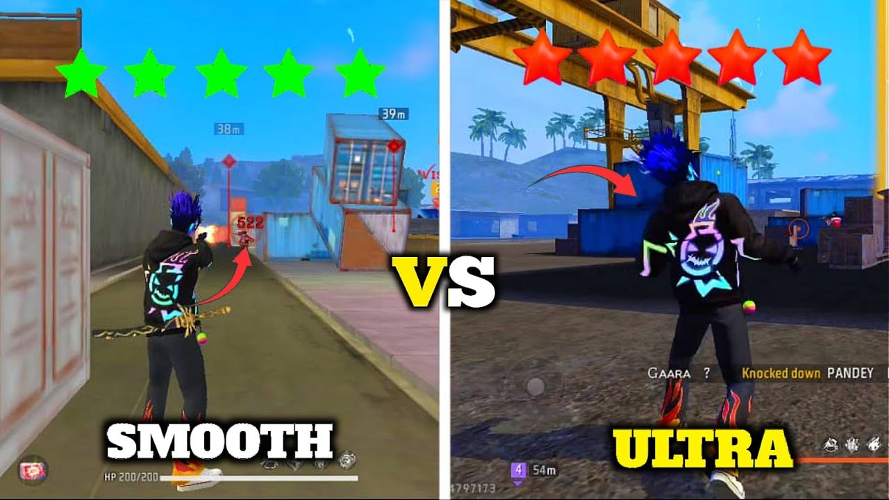 Smooth vs Ultra Which is Best for Easily Headshots in Free Fire? 😳 ...
