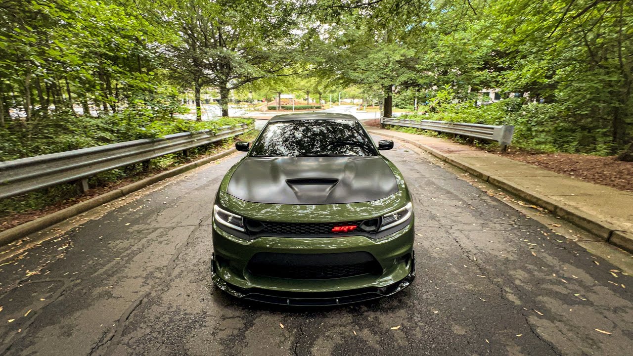 DODGE CHARGER SCAT PACK POV DRIVE… NEW WRAP? - YouTube