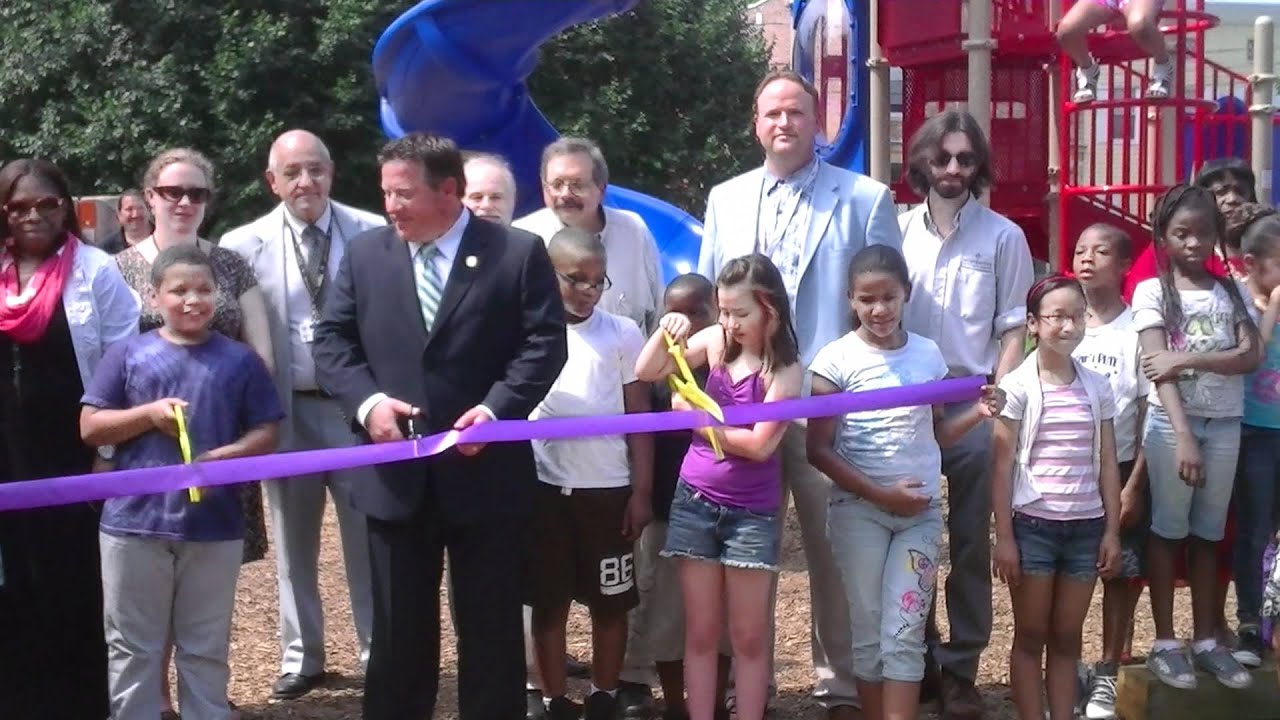 Clare and Daniel open the ribbon cutting ceremony at Giffen Memorial ...