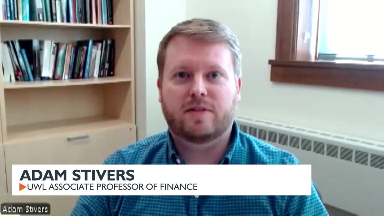 UWL associate professor of finance speaks on Stock Market - YouTube
