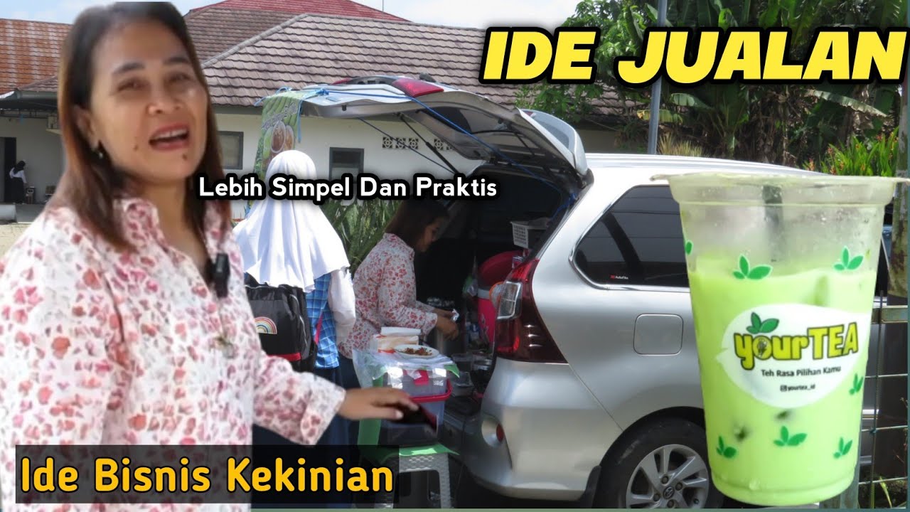 Ide jualan di mobil pribadi, jualan minuman kekinian - YouTube